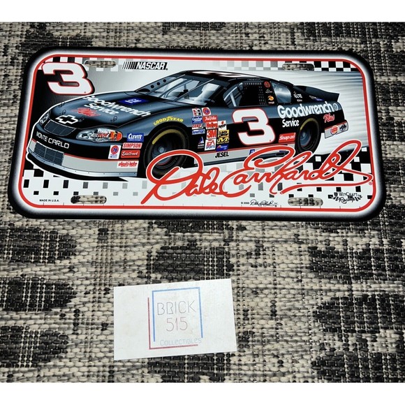 Wincraft | Other | Nascar License Plate Dale Sr 3 Goodwrench Plastic ...